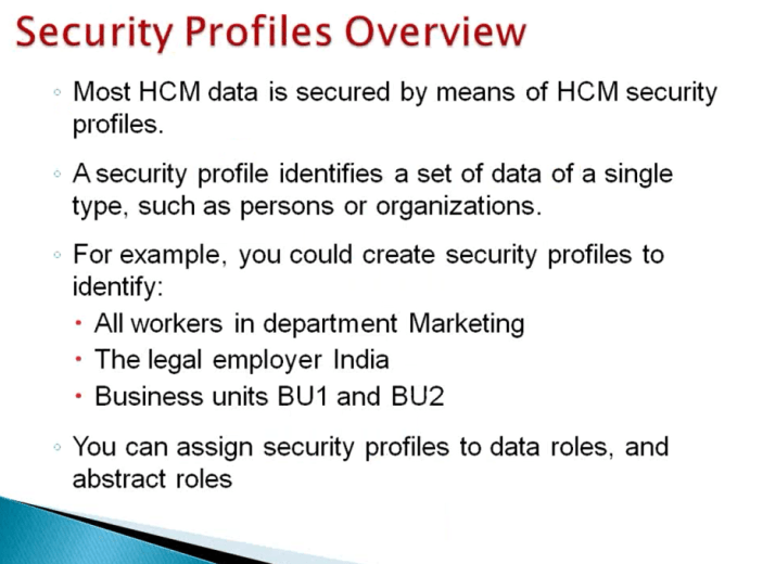 Oracle Cloud HCM Security Overview | Enterprise Resource Planning and ...